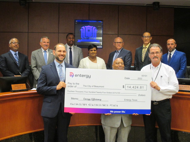 Entergy Texas receives award, recognizes city of Beaumont | Beaumont ...